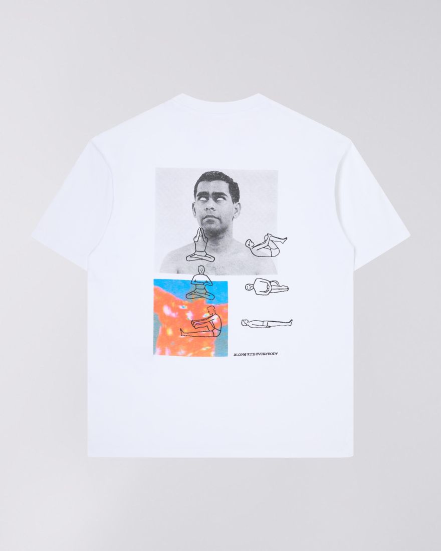 Edwin Everybody Tee, white (garment washed) | Beyond